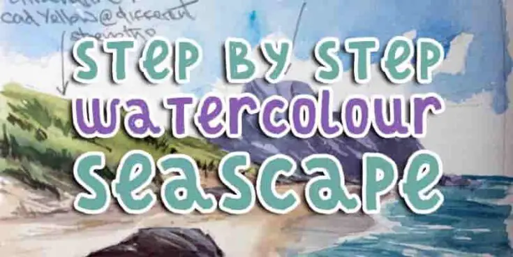 Painting A Watercolour Seascape Step By Step - Solving Watercolour