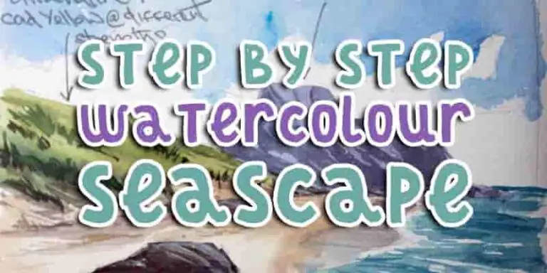 Painting A Watercolour Seascape Step By Step - Solving Watercolour