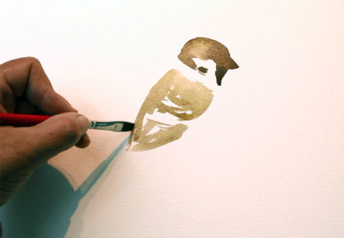 How To Paint Loose Watercolor Birds | Sparrow Tutorial - Solving ...