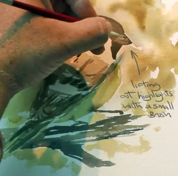 How To Paint Loose Watercolor Birds | Sparrow Tutorial - Solving ...