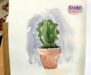 3 Easy Watercolor Cactus Painting Tutorials For Beginners - Solving ...