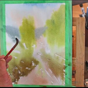 How To Paint A Loose Watercolor Landscape - Solving Watercolour