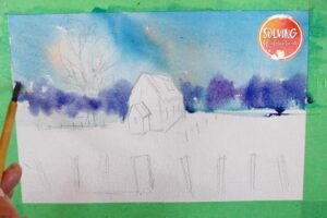 Paint Super Simple Buildings In Watercolor - Solving Watercolour